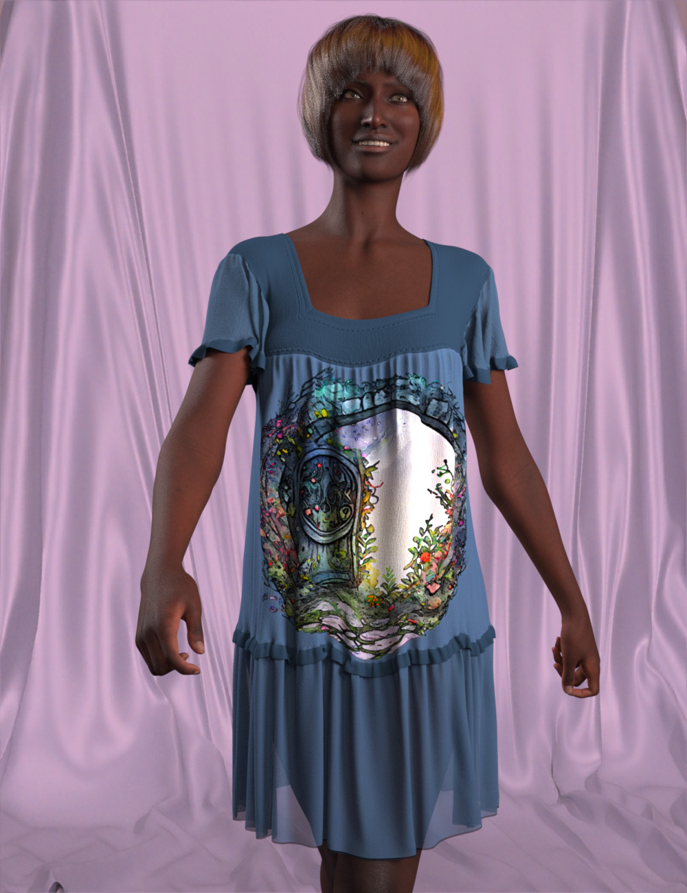 DNA dForce Philla Dress for Genesis 9 | Daz 3D