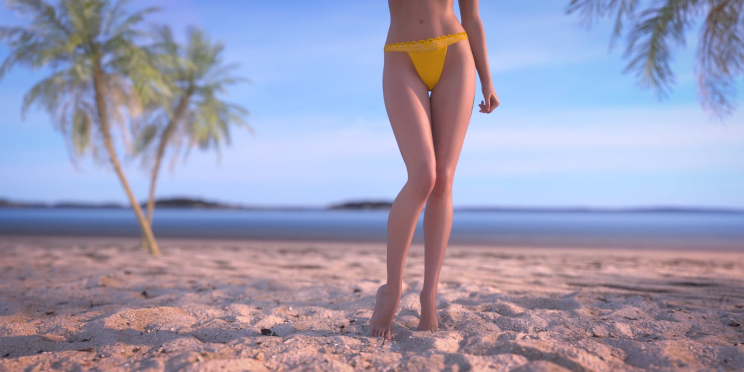 Quick Beach Vignette | Daz 3D