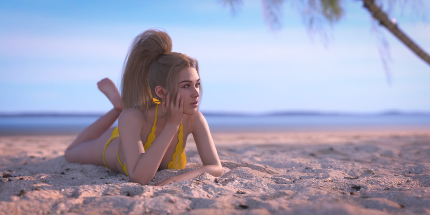 Quick Beach Vignette | Daz 3D