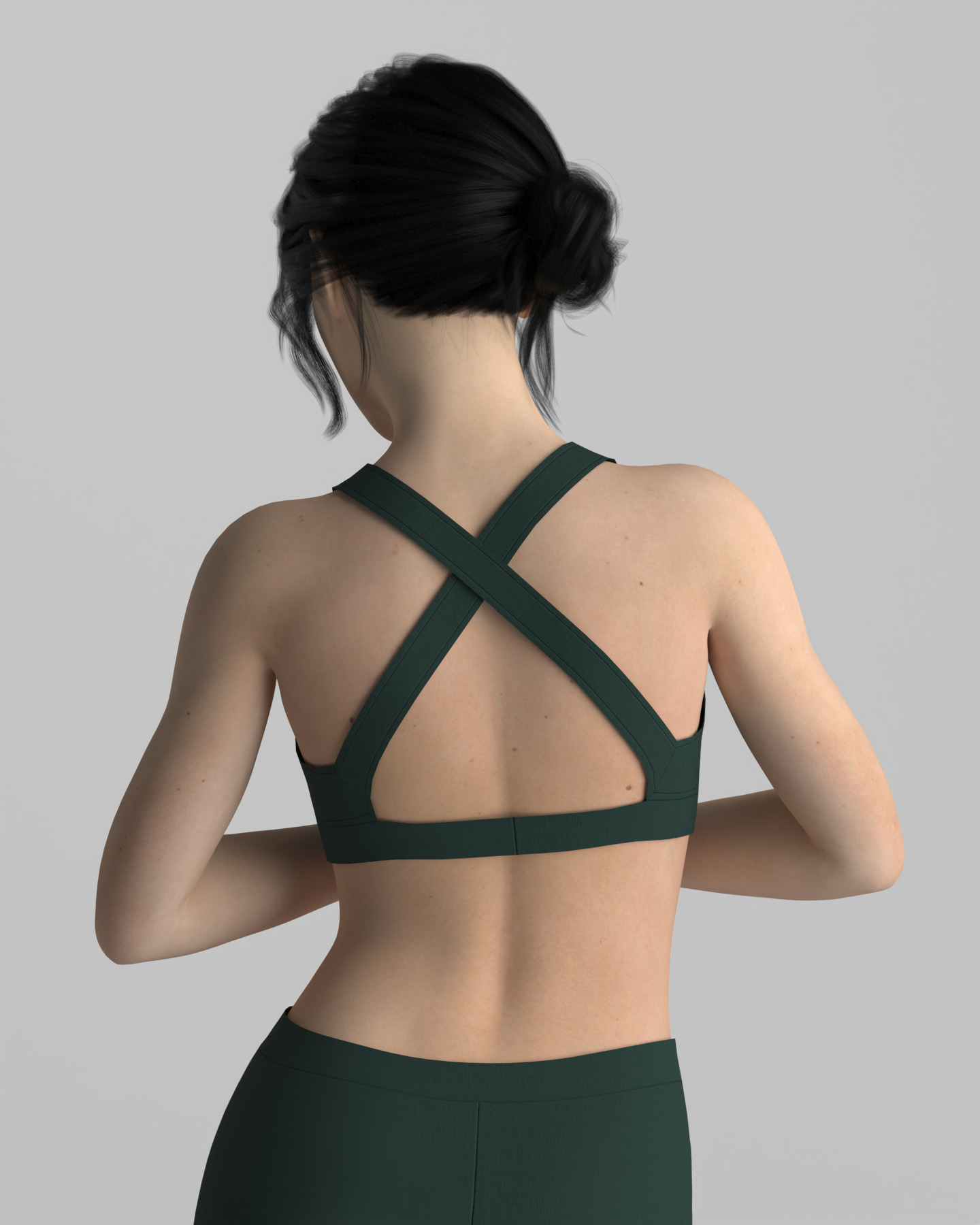 Sports Bra and Bike Shorts Activewear Set for Genesis 8 Females | Daz 3D