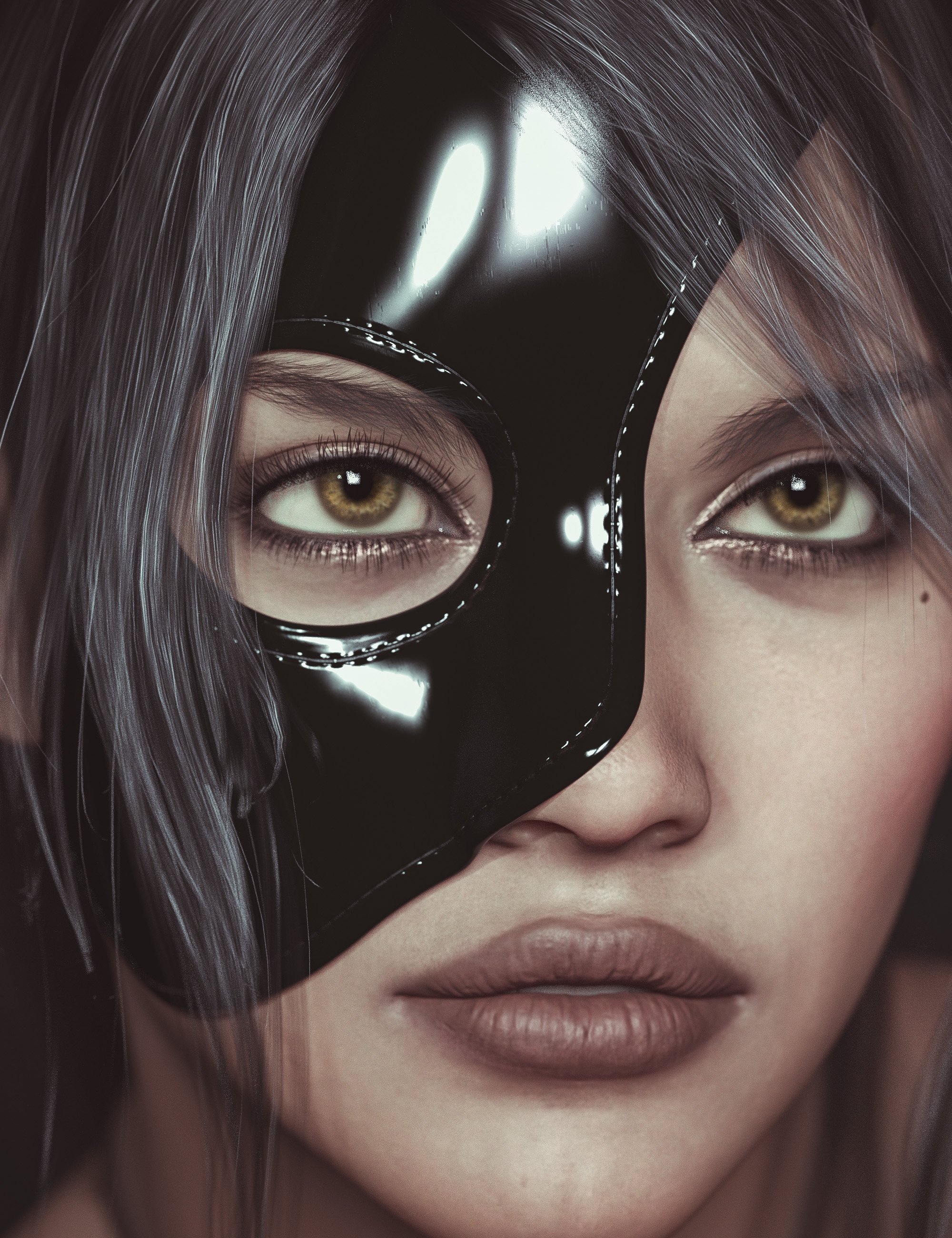 dForce CB Doya Clothing Set and Leather and Enigma Texture Expansion Bundle | Daz 3D