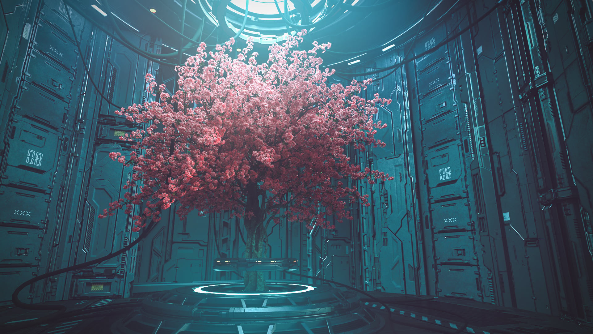 Scifi Tree Hall | Daz 3D