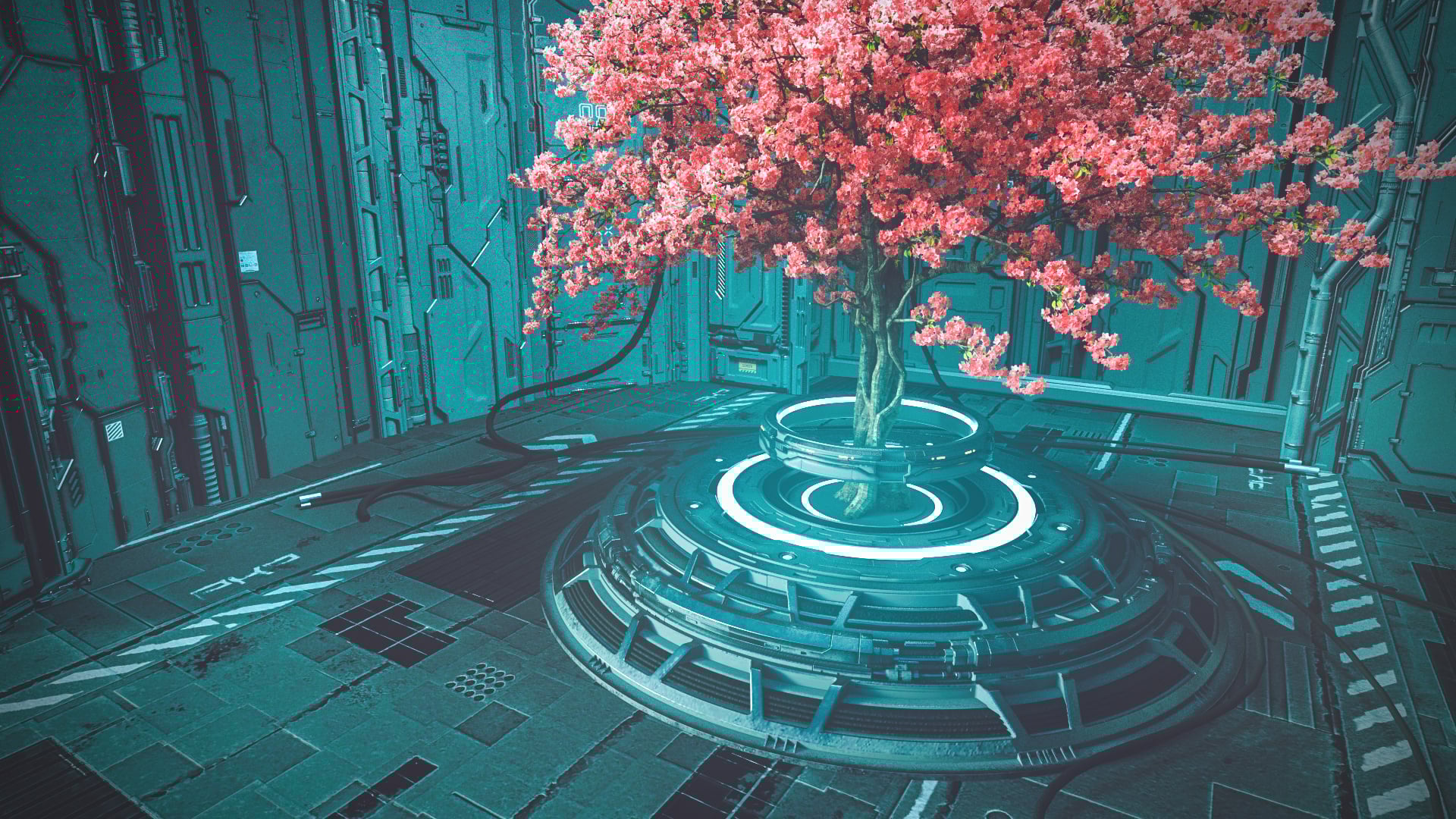 Scifi Tree Hall | Daz 3D