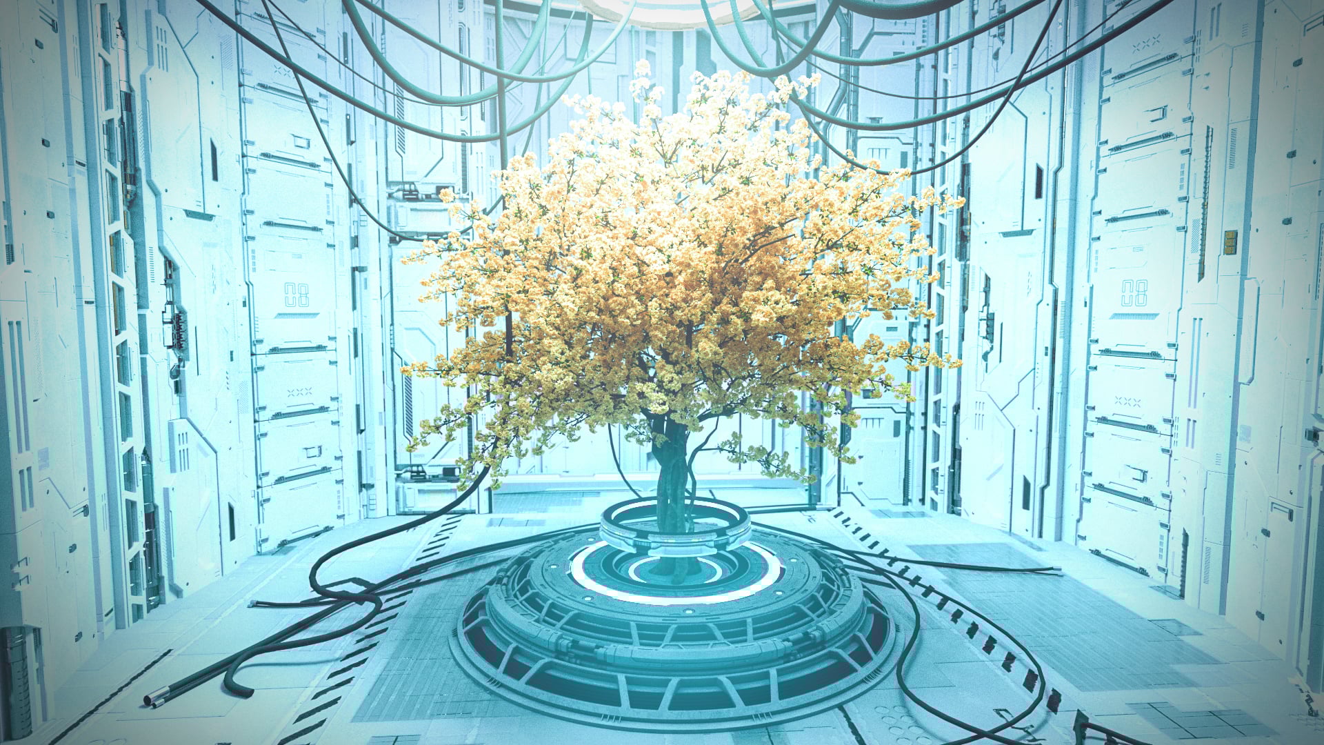 Scifi Tree Hall | Daz 3D