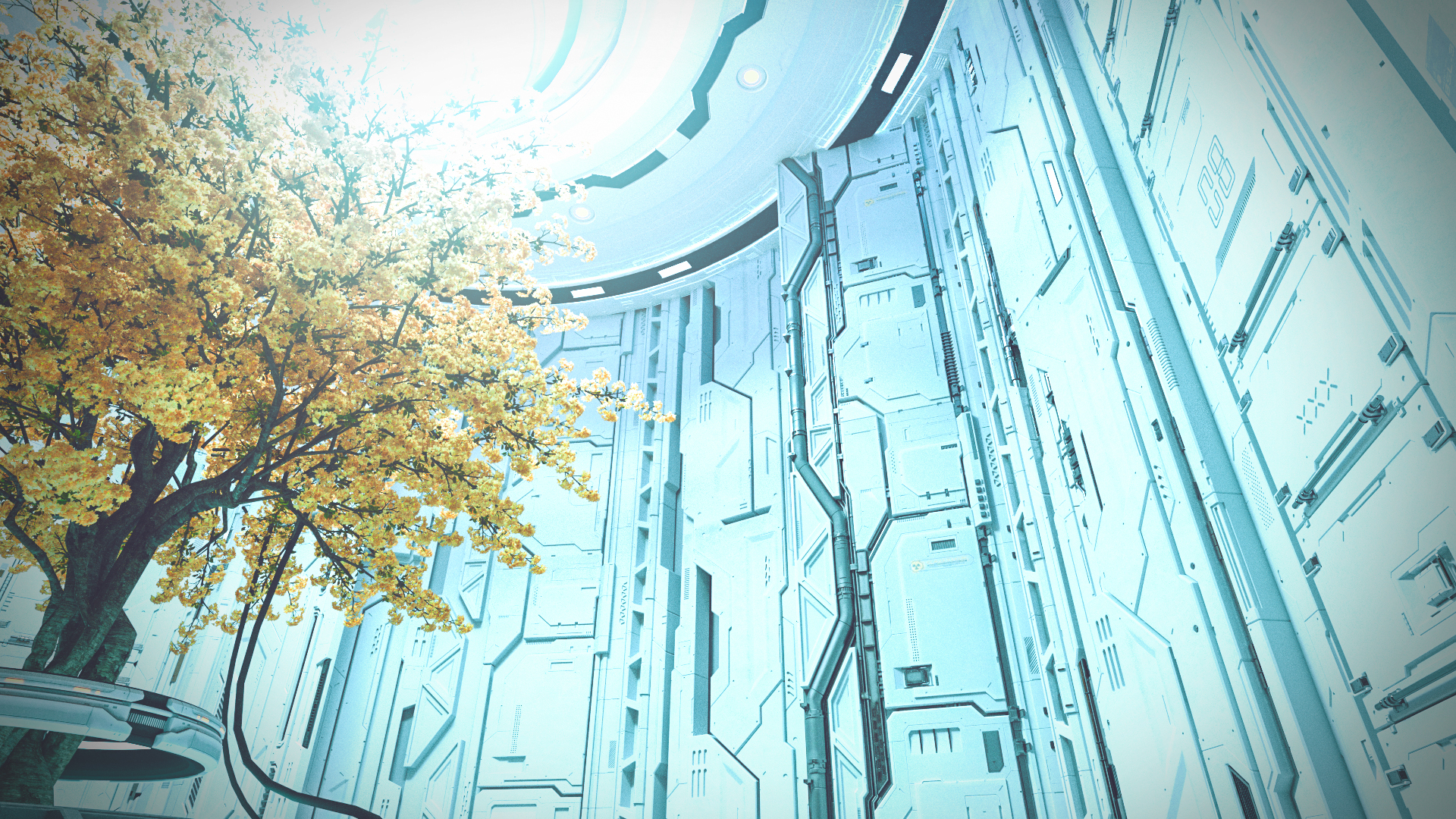 Scifi Tree Hall | Daz 3D