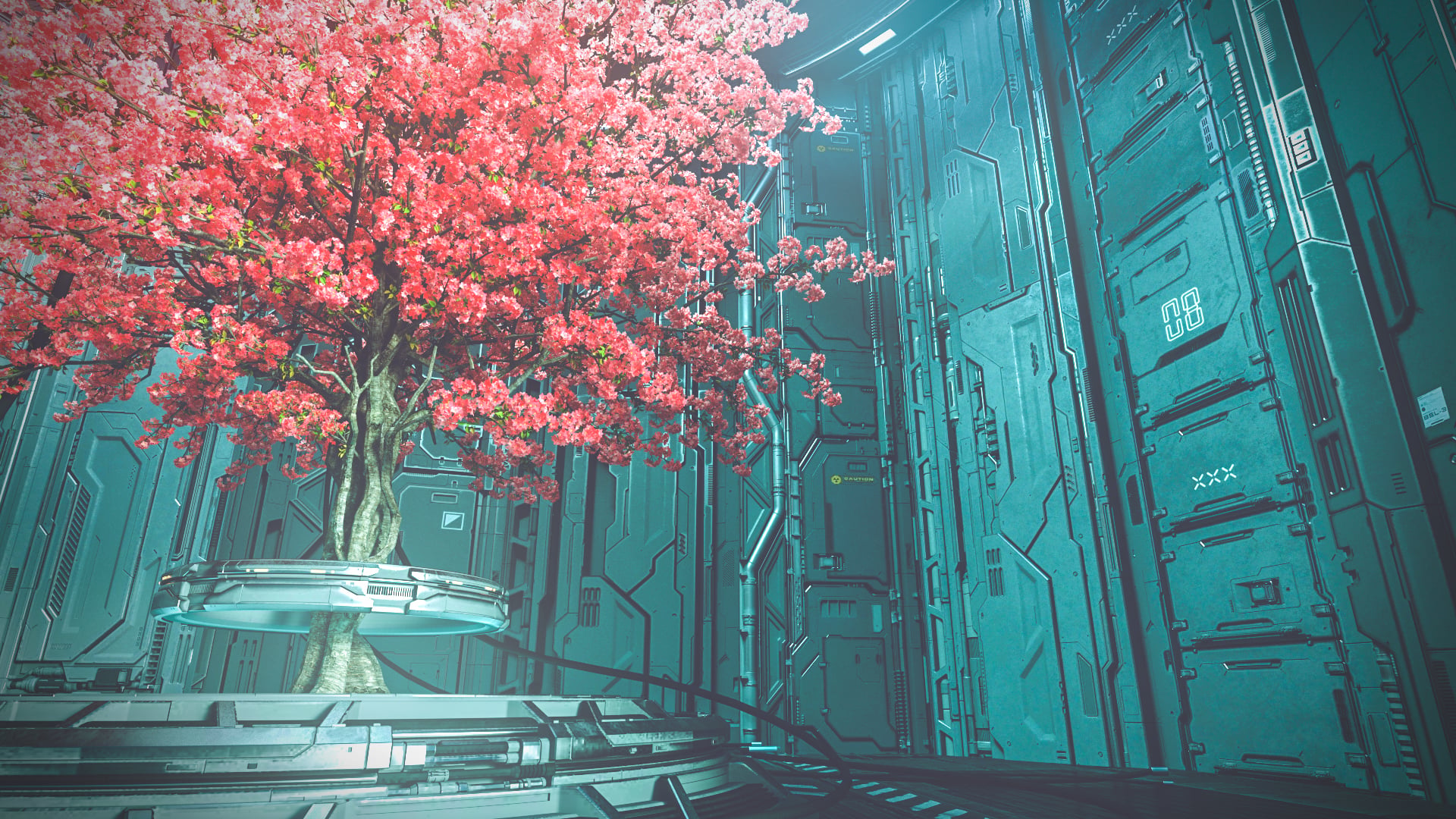 Scifi Tree Hall | Daz 3D