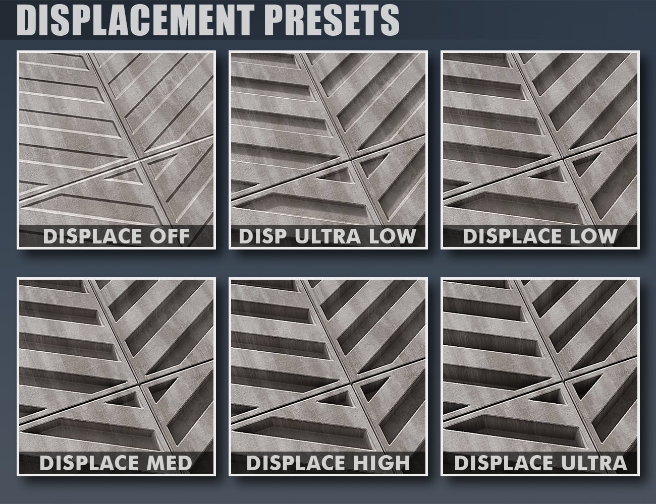 DD PBR Concrete Panel Shaders for Iray Vol 2 | Daz 3D
