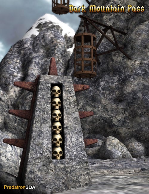 Dark Mountain Pass | Daz 3D