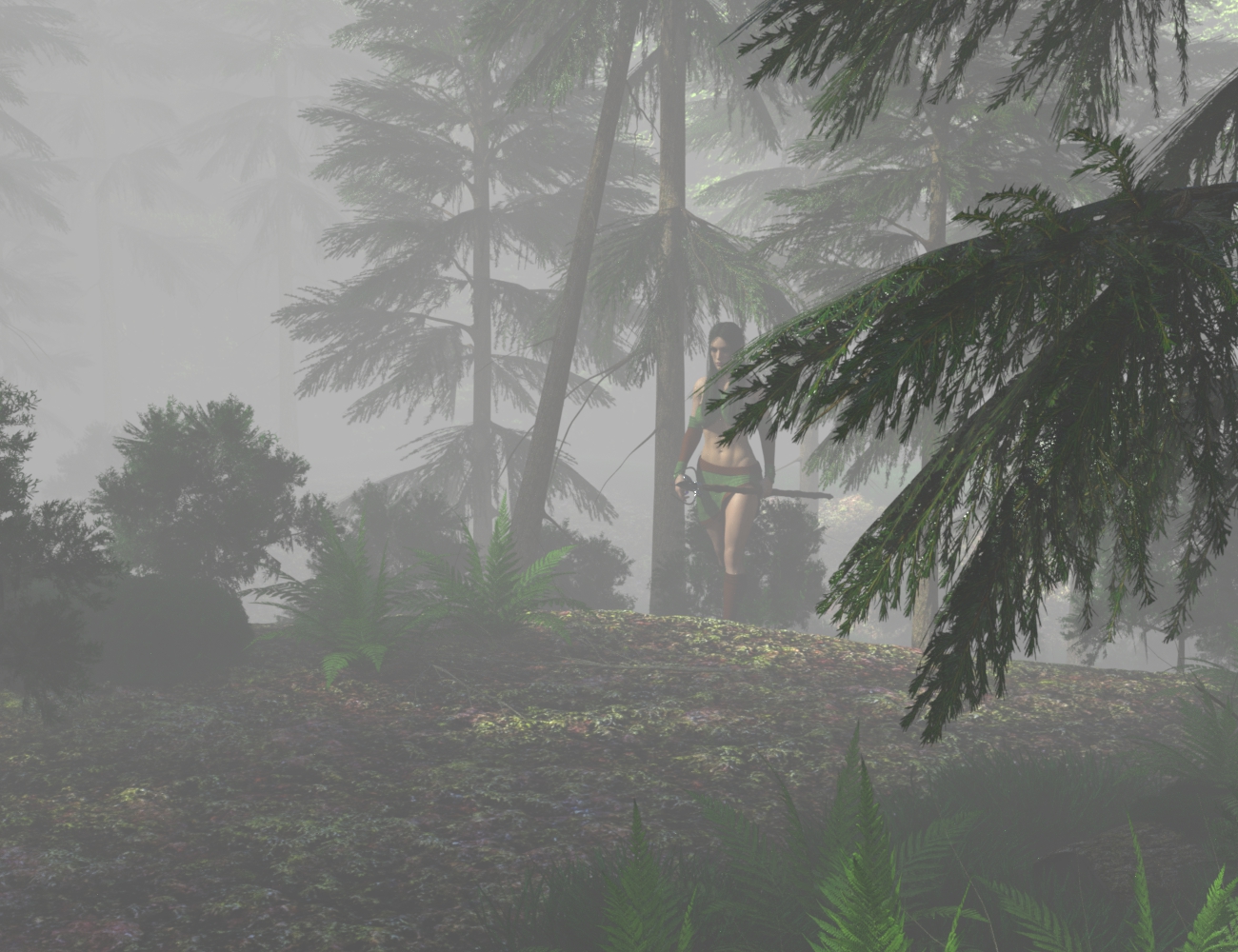 Misty Forest | Daz 3D