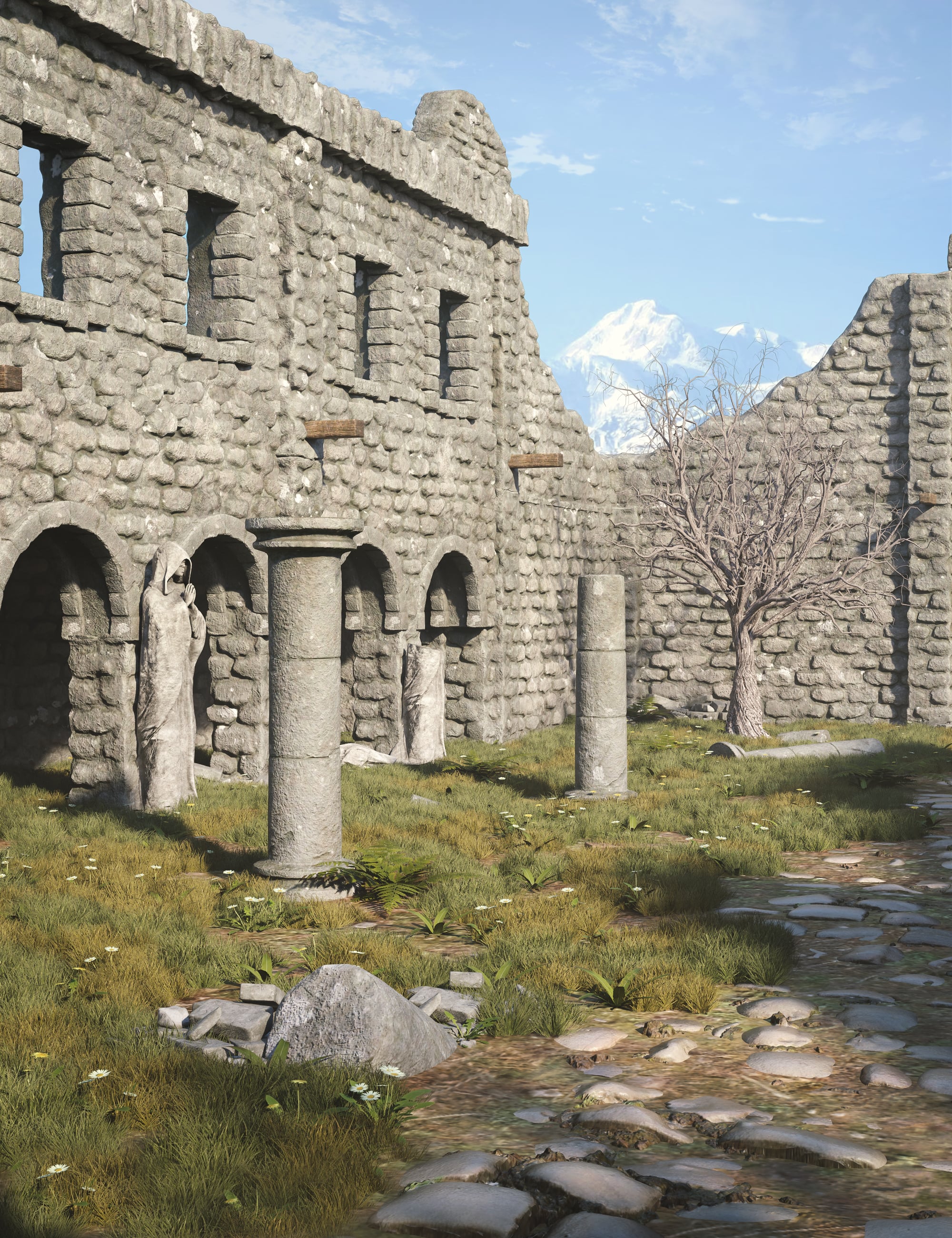 Ruin Land | Daz 3D