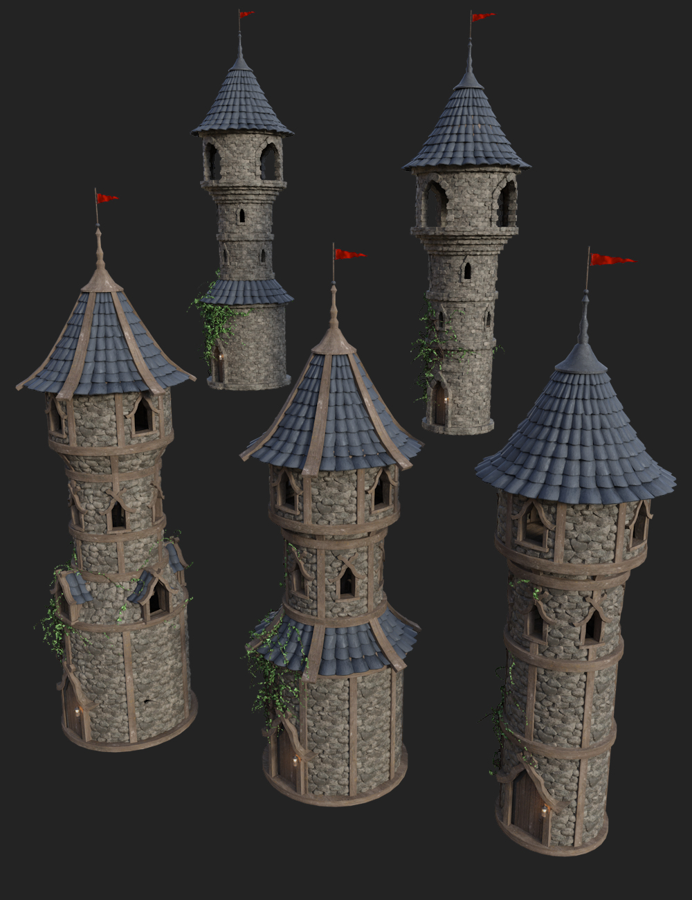 Mage Towers 1 | Daz 3D