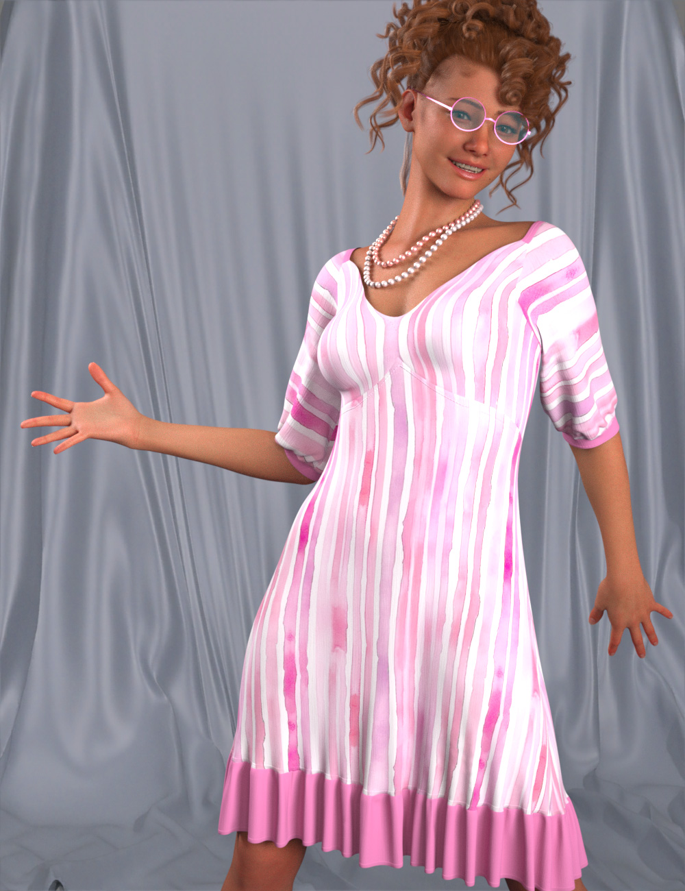 DNA Jan dForce Dress for Genesis 9 | Daz 3D