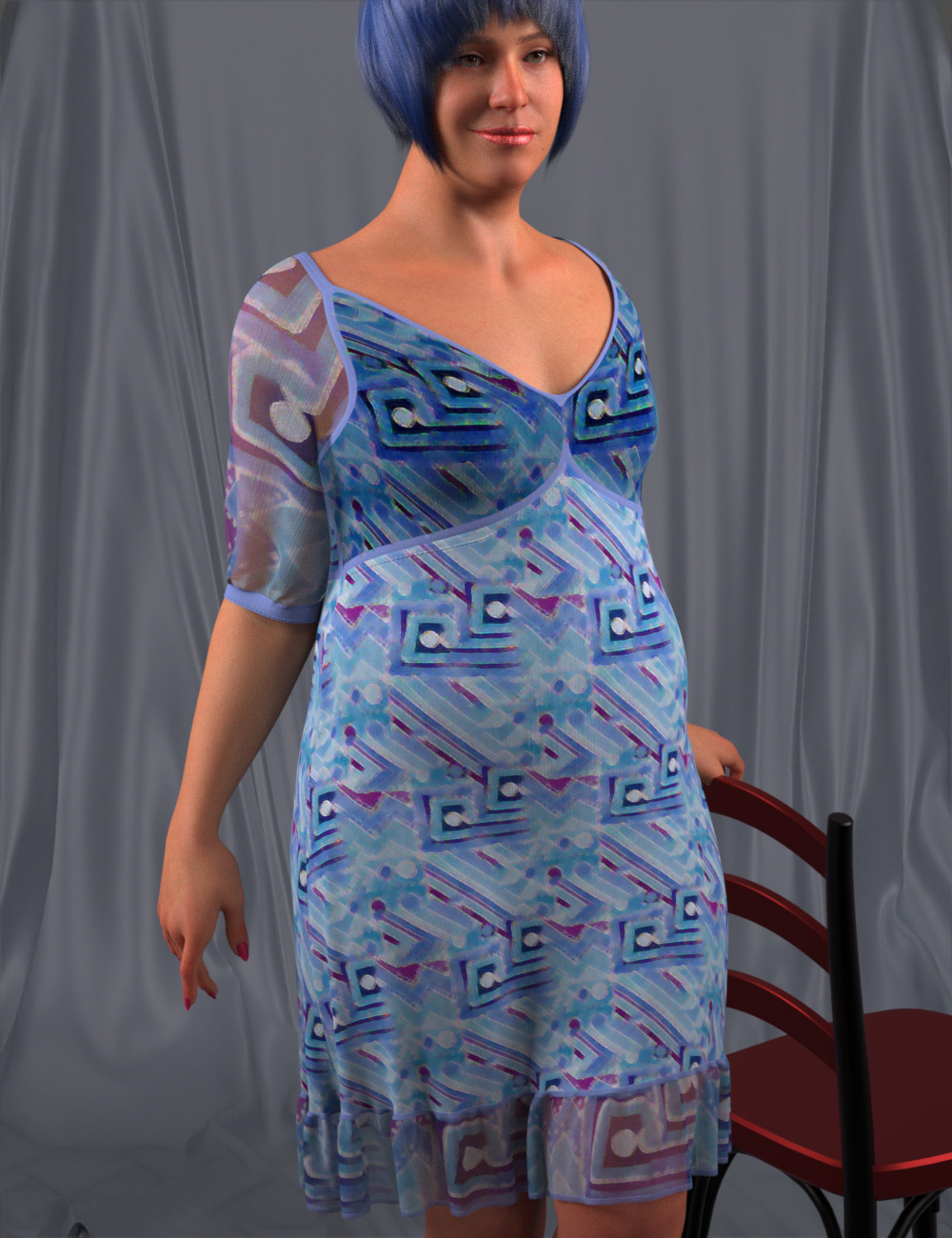 DNA Jan dForce Dress for Genesis 9 | Daz 3D