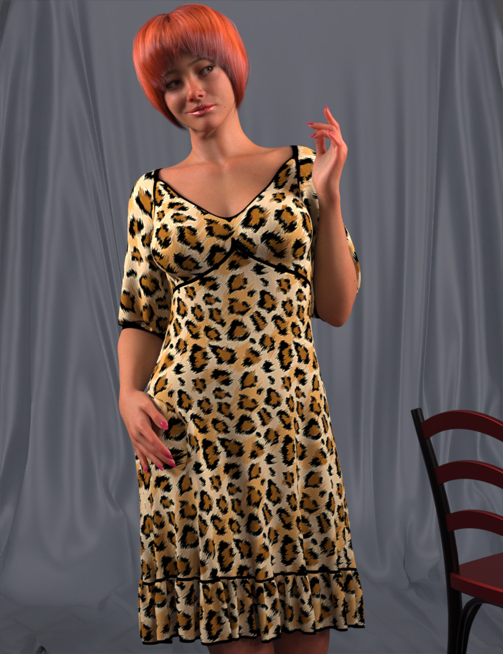 DNA Jan dForce Dress for Genesis 9 | Daz 3D