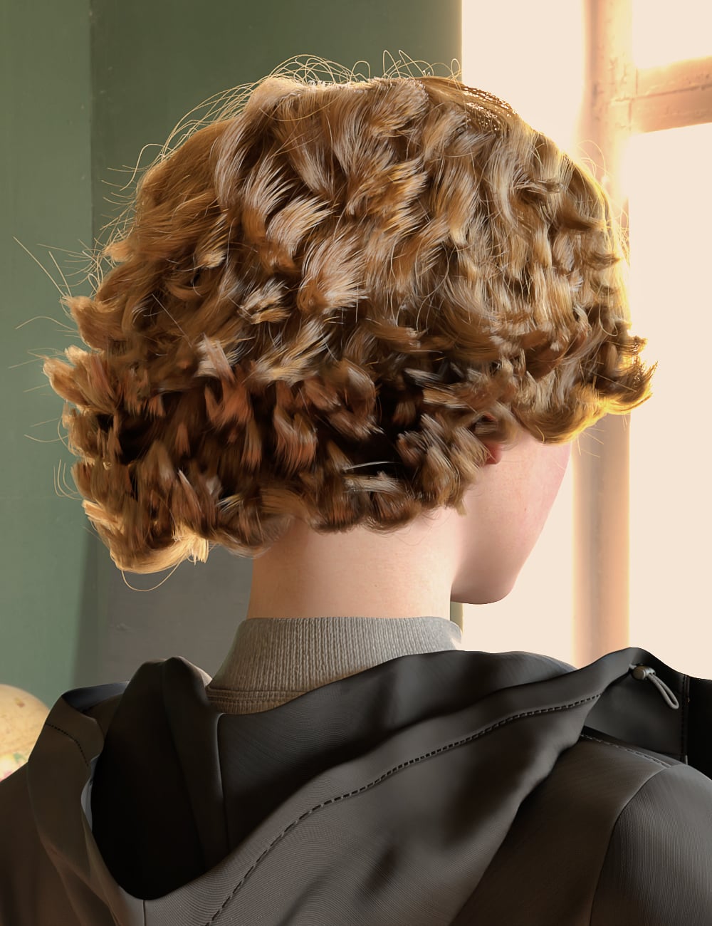 dForce CS Colette Hair for Genesis 9 | Daz 3D
