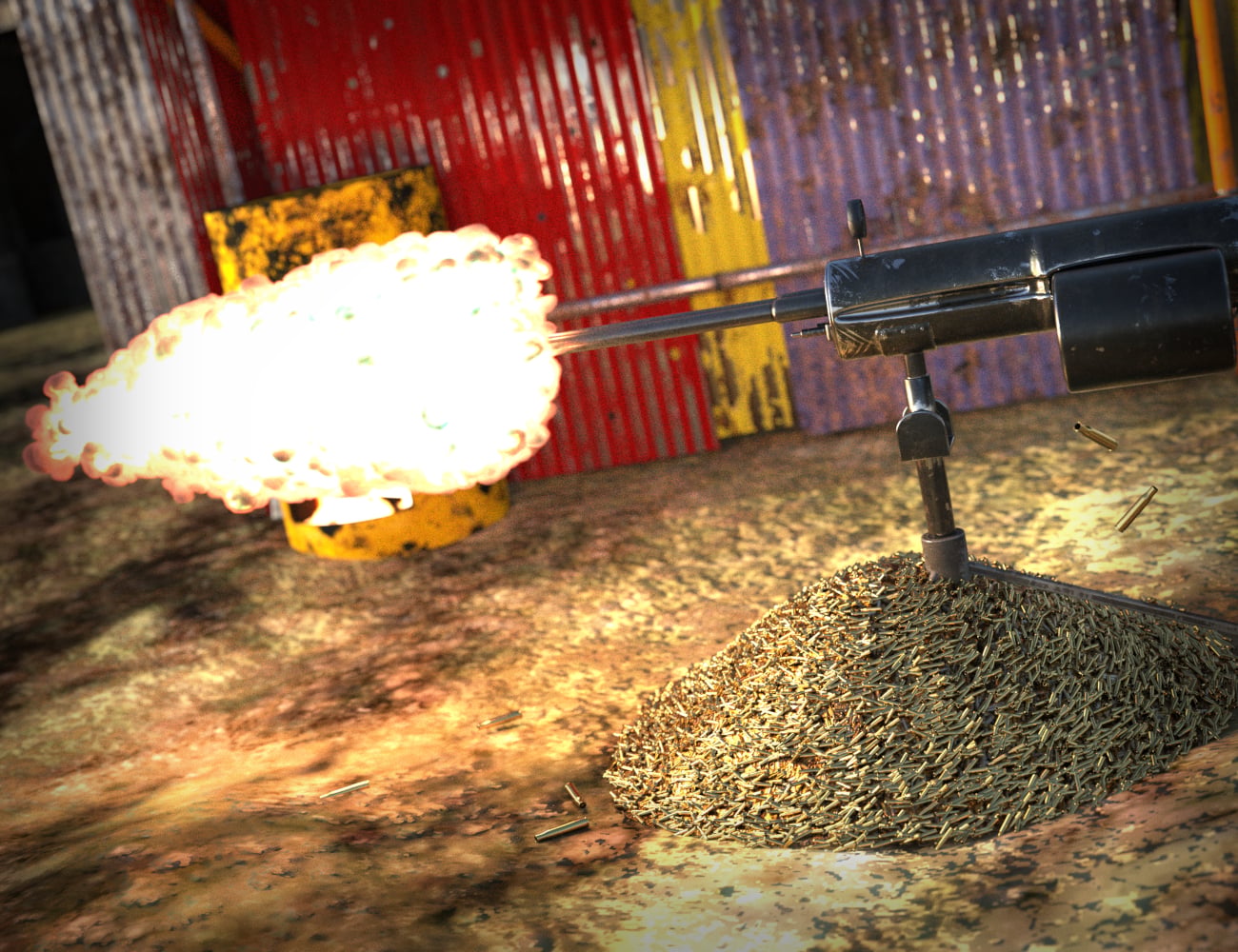 SY Bullets And Muzzle Flash Iray | Daz 3D