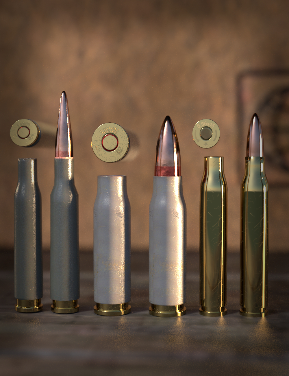 SY Bullets And Muzzle Flash Iray | Daz 3D