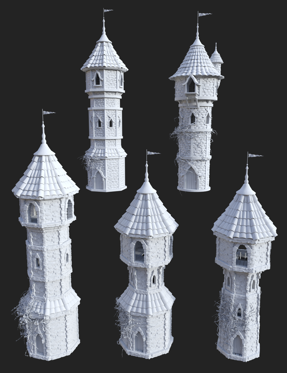 Mage Towers 2 | Daz 3D