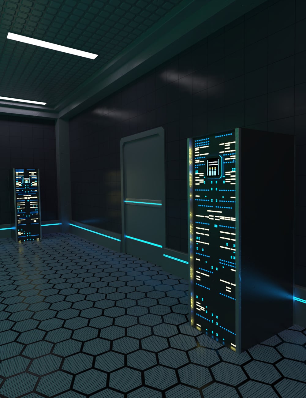 Sci-Fi Containment Tubes | Daz 3D