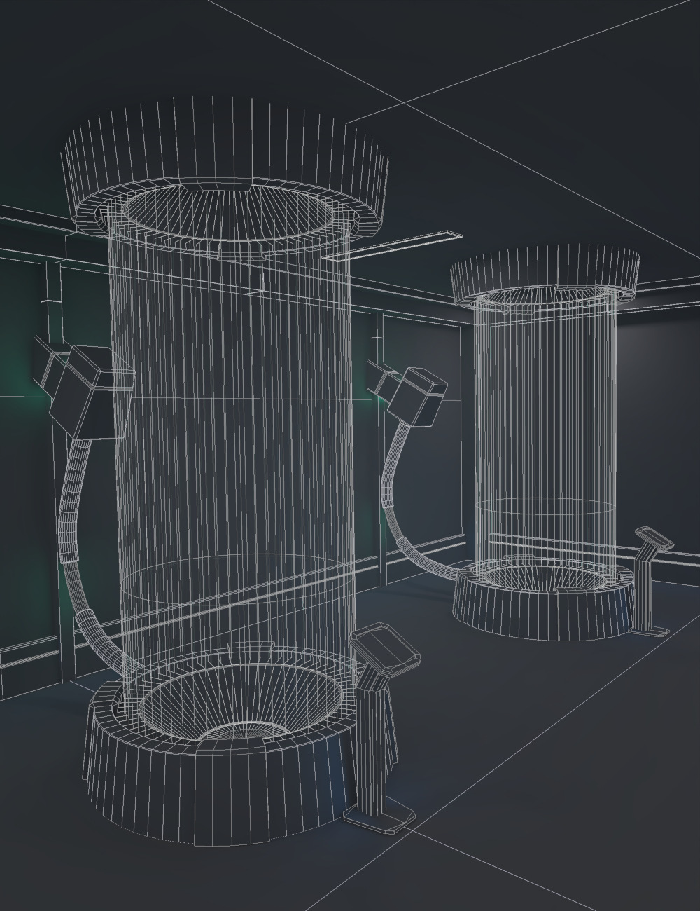 Sci-Fi Containment Tubes | Daz 3D