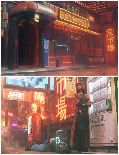 Cyberpunk Kitset | Daz 3D