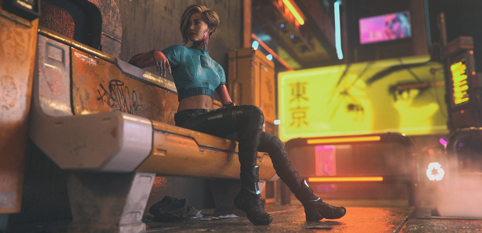 Cyberpunk Kitset | Daz 3D