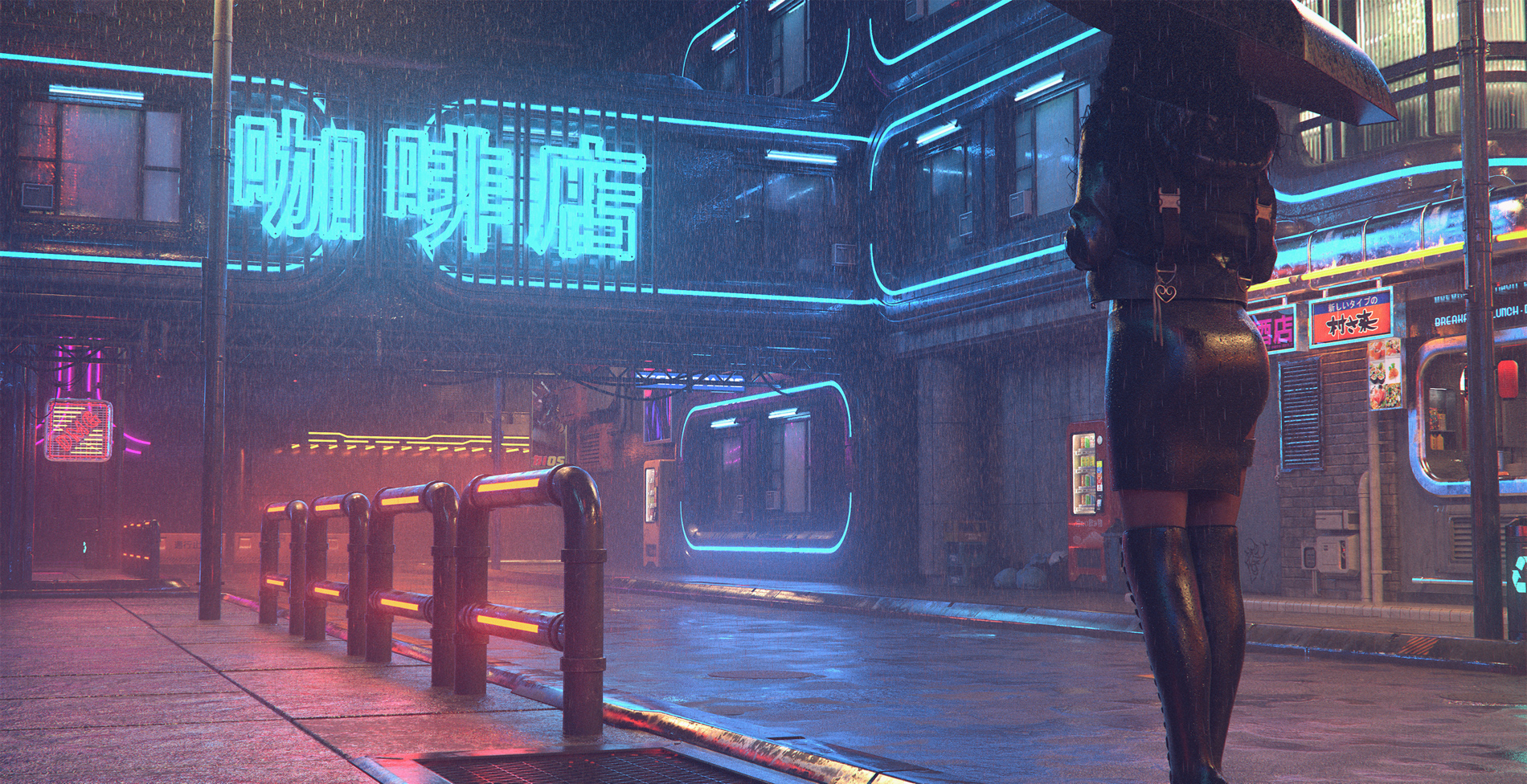 Cyberpunk Kitset | Daz 3D
