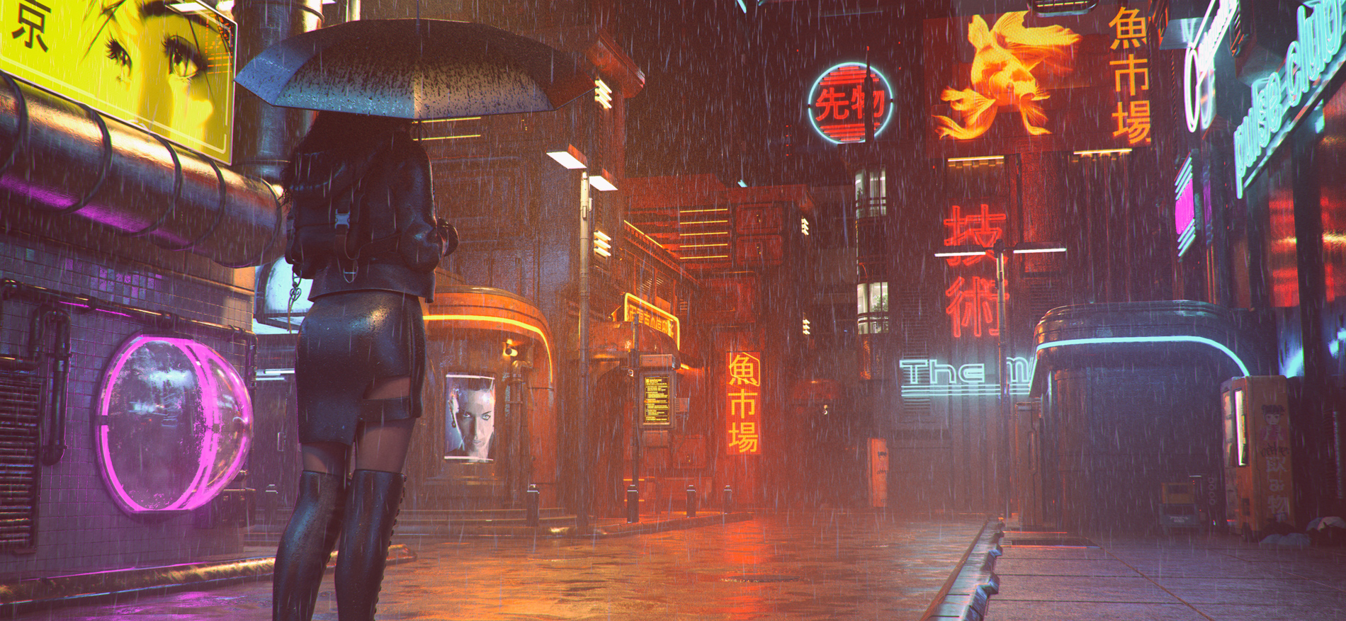 Cyberpunk Kitset | Daz 3D