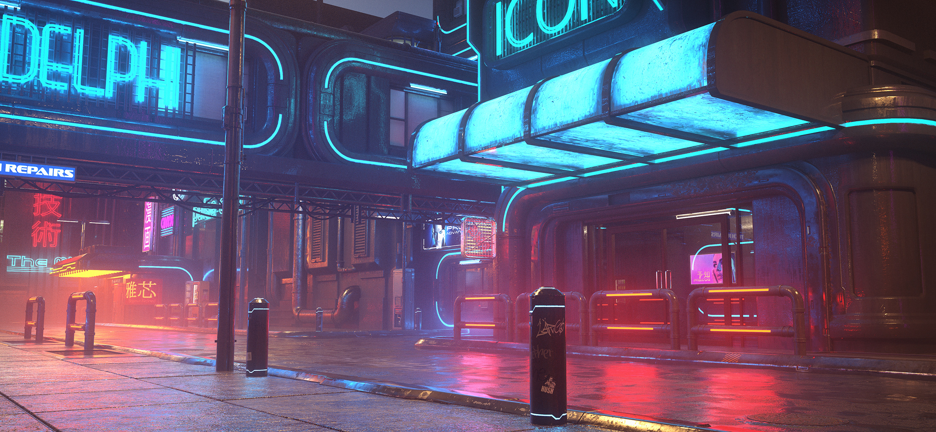 Cyberpunk Kitset | Daz 3D