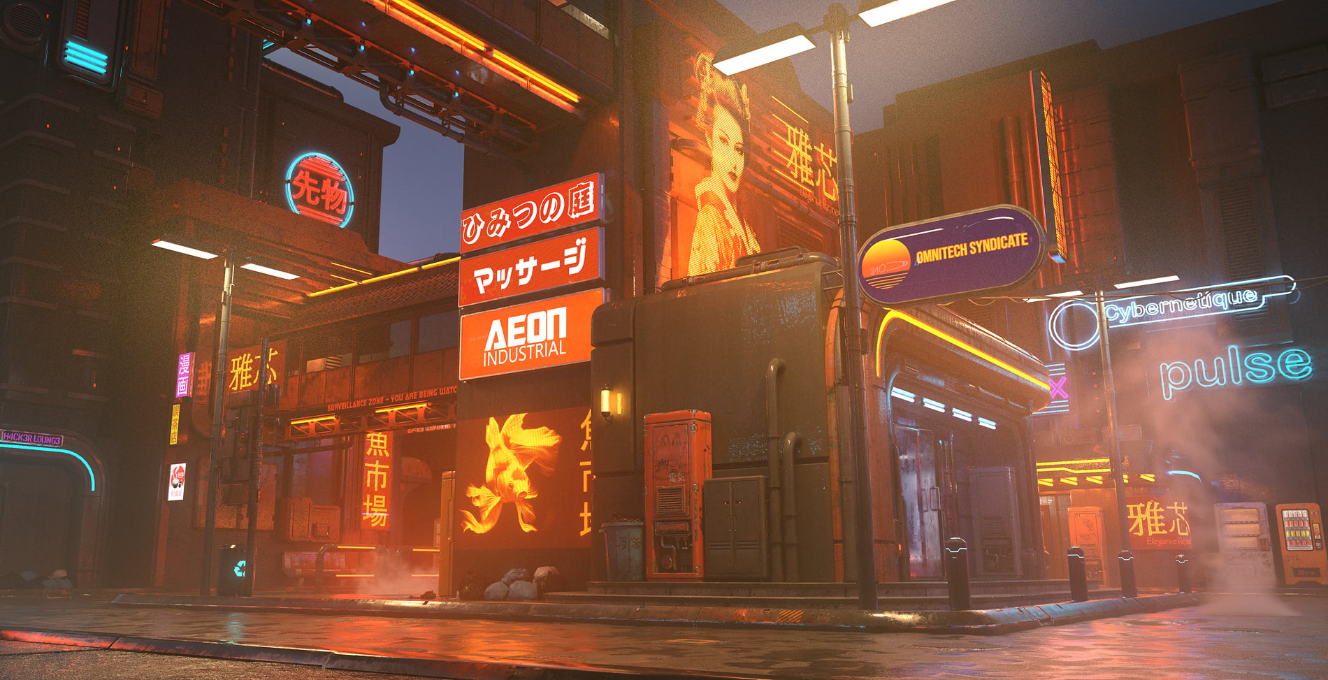 Cyberpunk Kitset | Daz 3D
