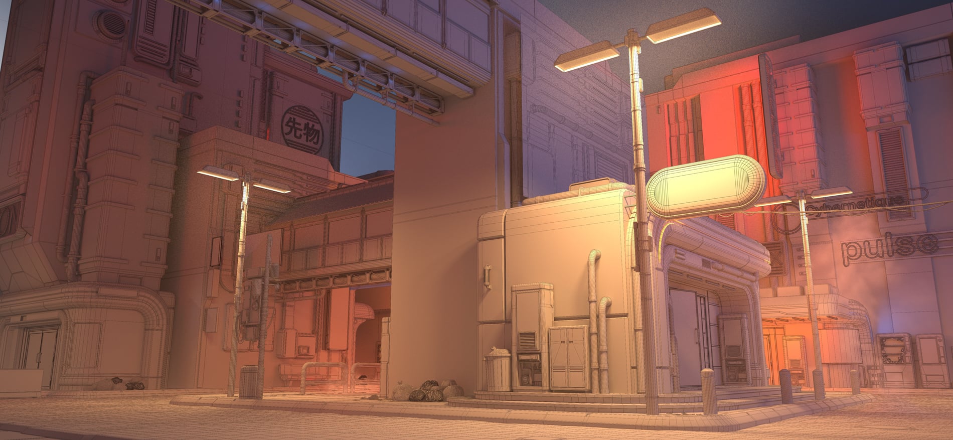 Cyberpunk Kitset | Daz 3D