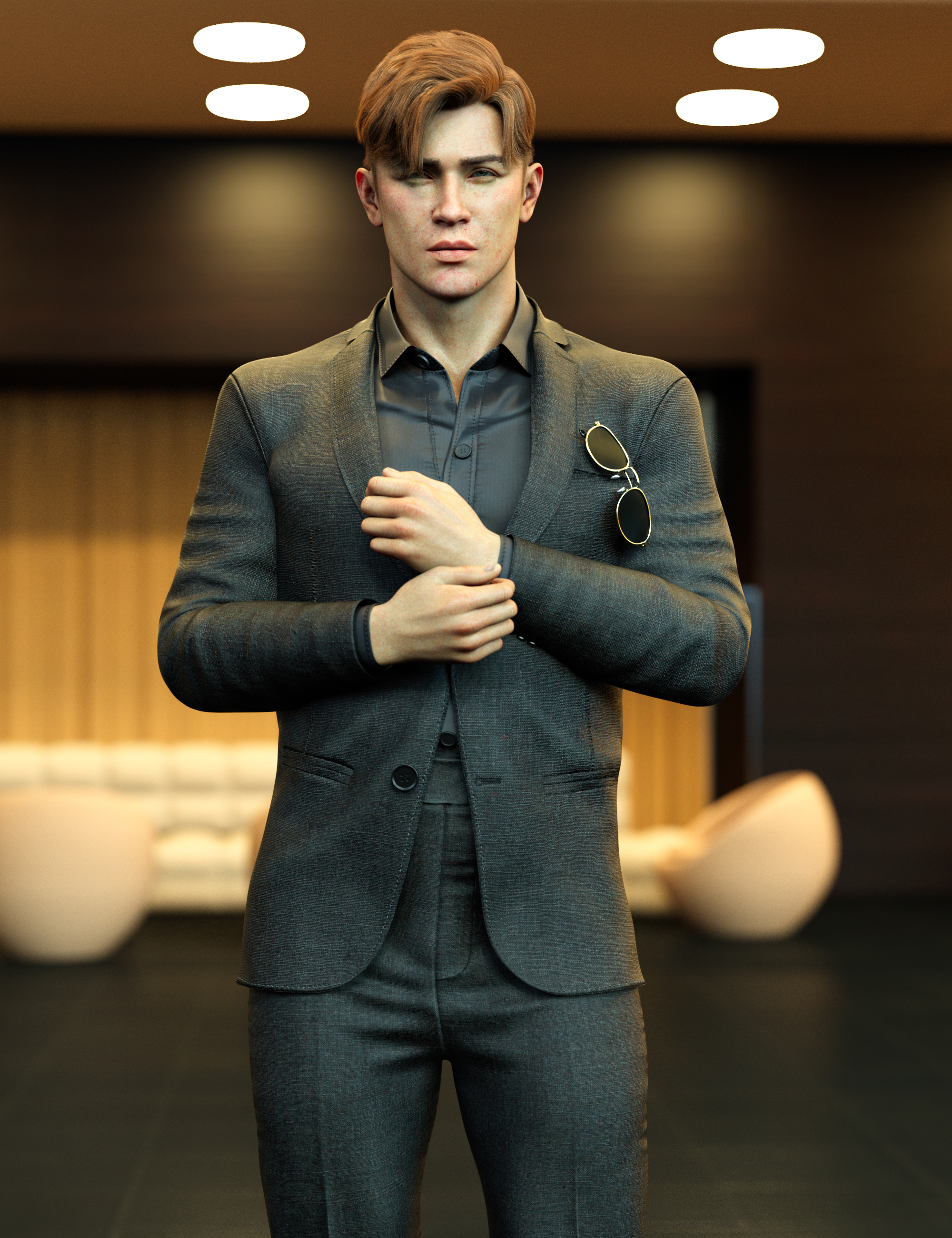 Z Gentlemanly Manner Pose Mega Set for Genesis 9 and 8 Male | Daz 3D