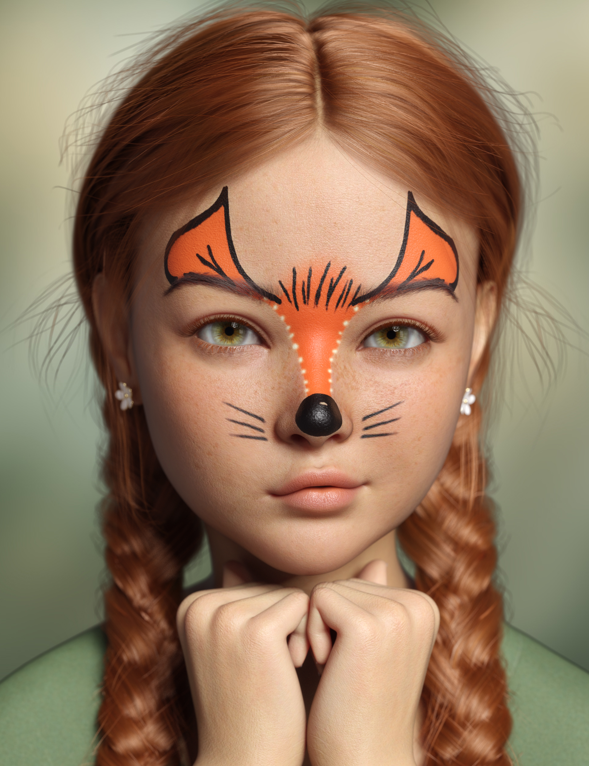 P3D Siblings Puck and Penny and Expressions for Genesis 9 | Daz 3D
