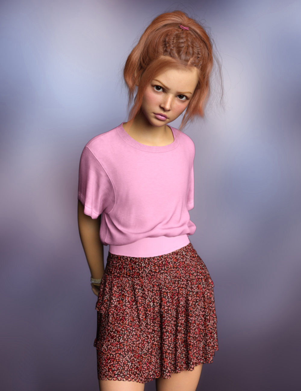 P3D Siblings Puck and Penny and Expressions for Genesis 9 | Daz 3D