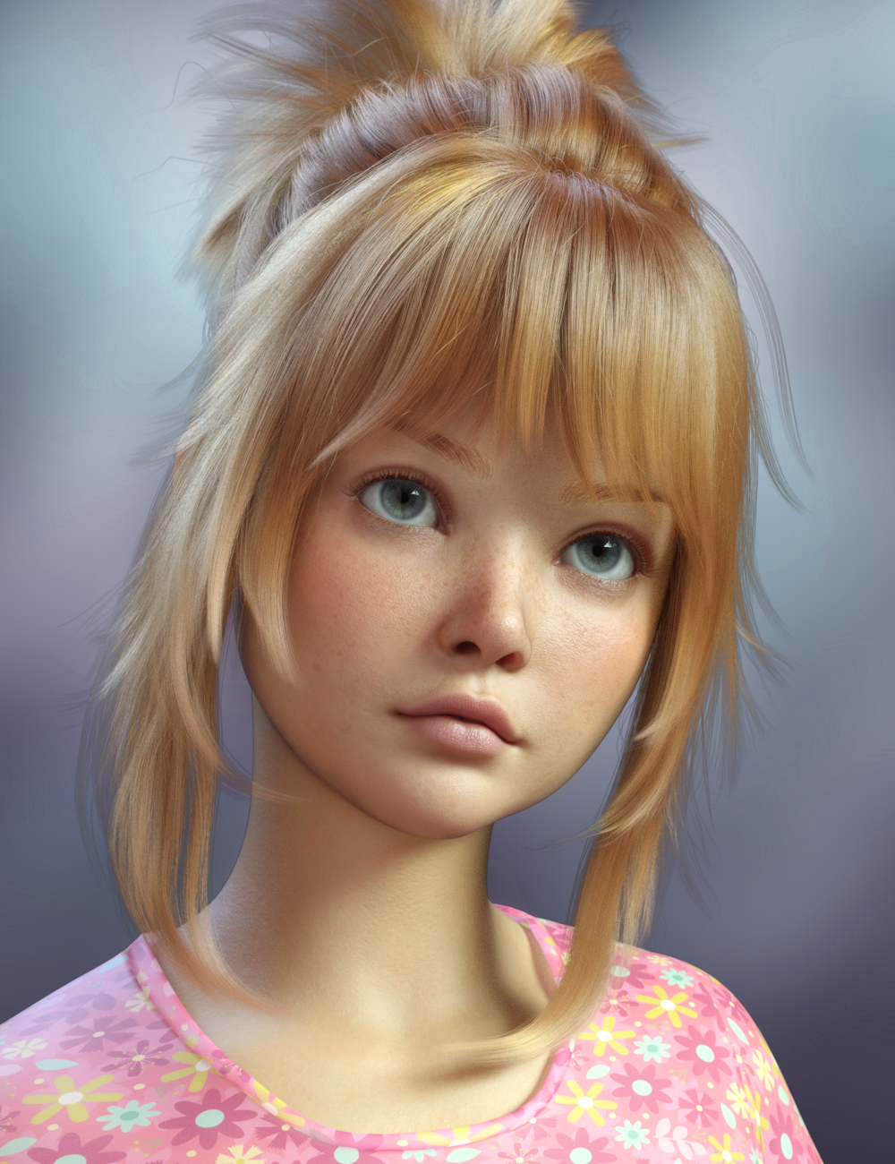 P3D Siblings Puck and Penny and Expressions for Genesis 9 | Daz 3D
