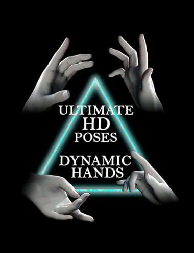 Ultimate HD Poses Dynamic Hands for Genesis 9 | Daz 3D