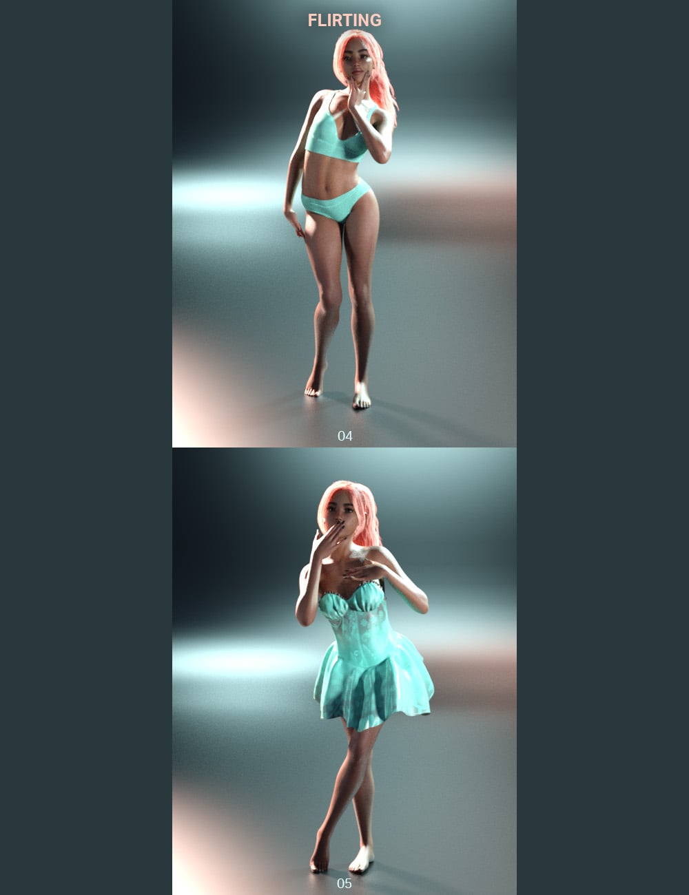 Party Girl Poses for Genesis 9 | Daz 3D