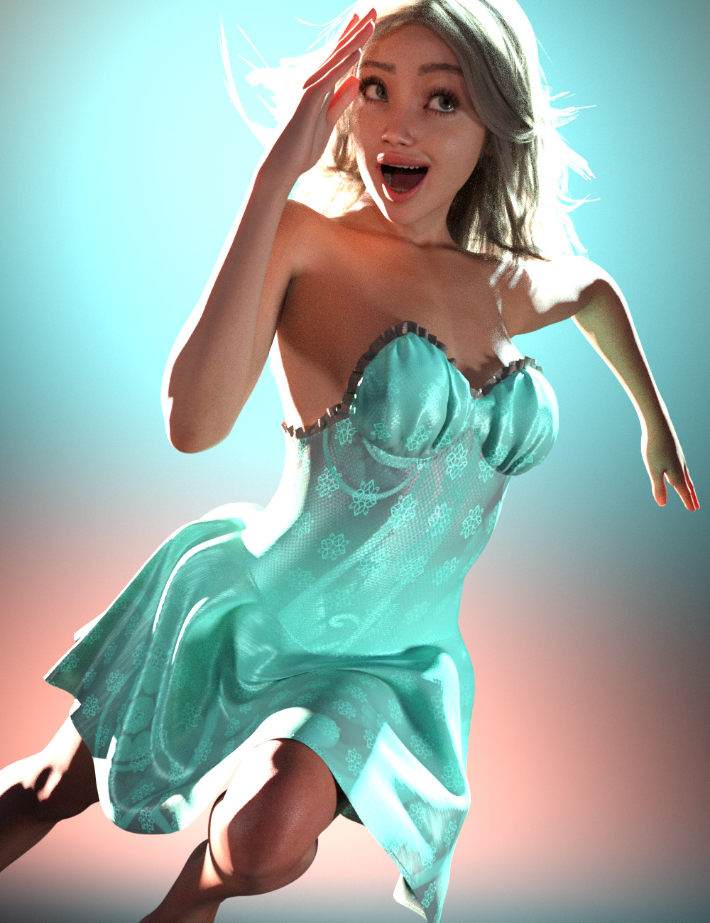 Punkish Party Girl Bundle | Daz 3D