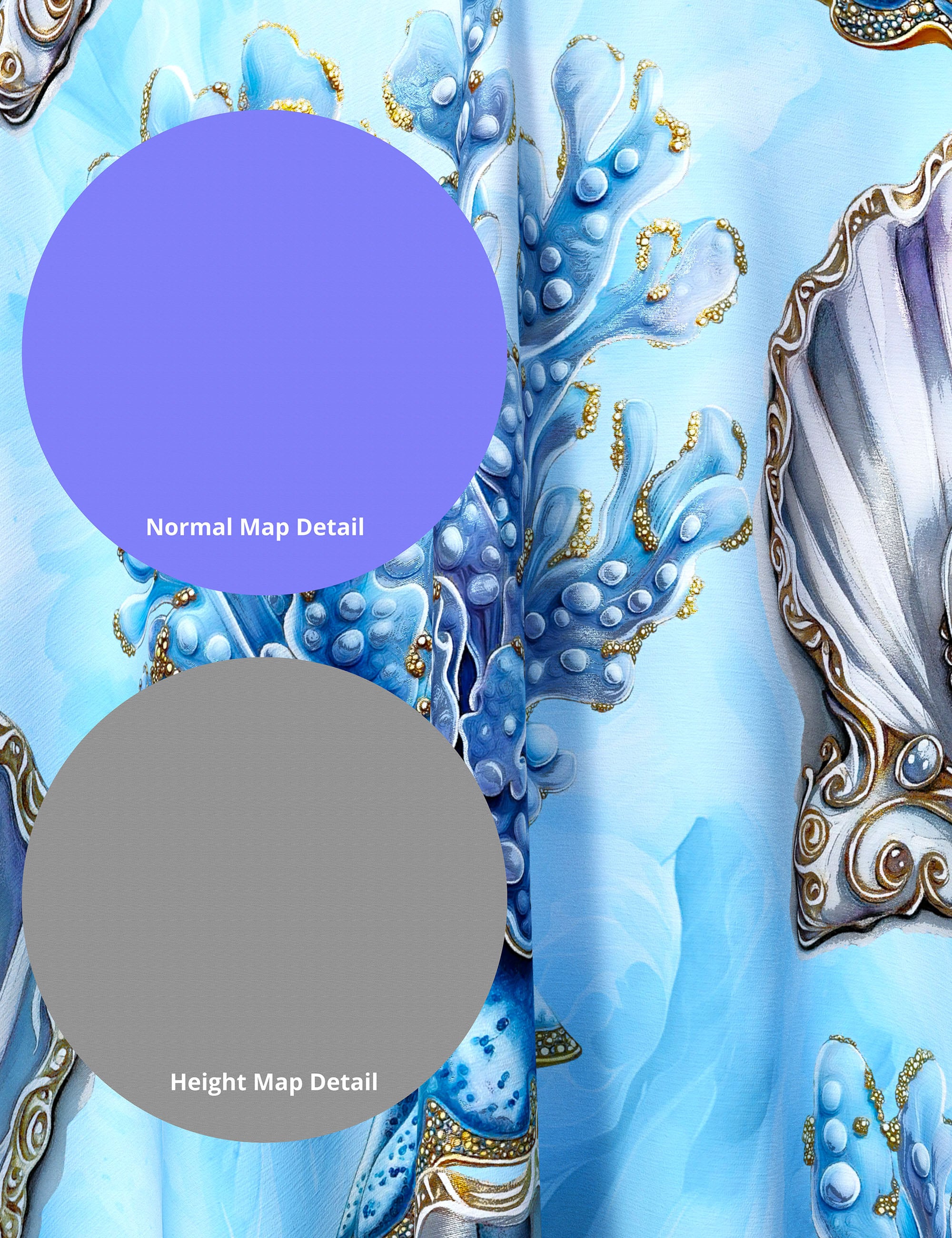 Coral Bloom Fabric Iray Shaders - MR | Daz 3D