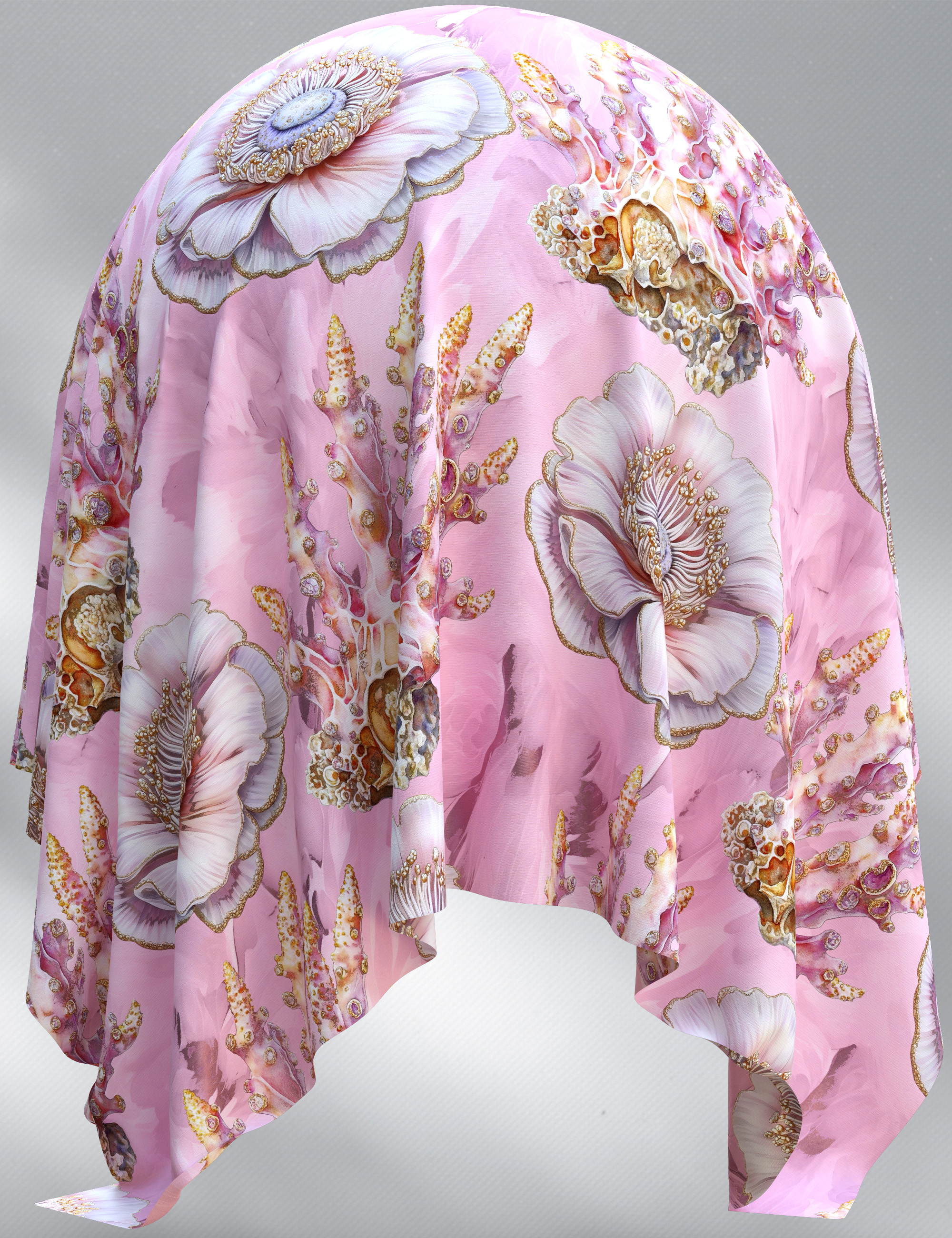 Coral Bloom Fabric Iray Shaders - MR | Daz 3D