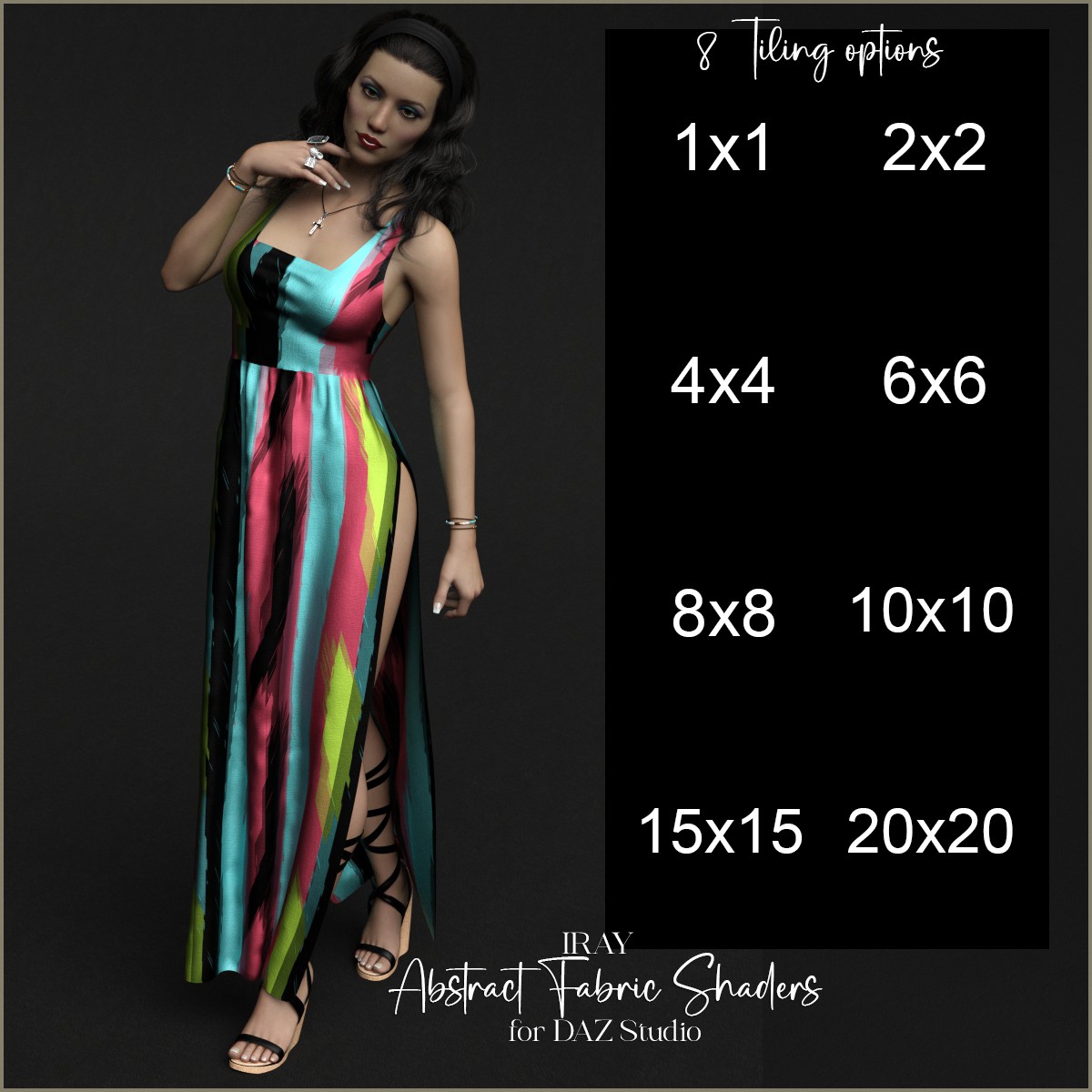 Abstract Fabric DS Iray Shaders | Daz 3D