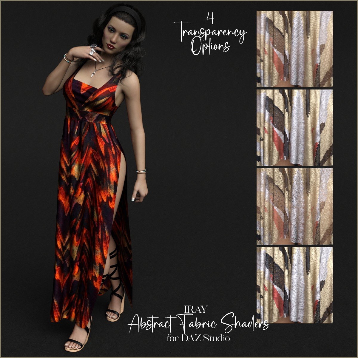 Abstract Fabric DS Iray Shaders | Daz 3D