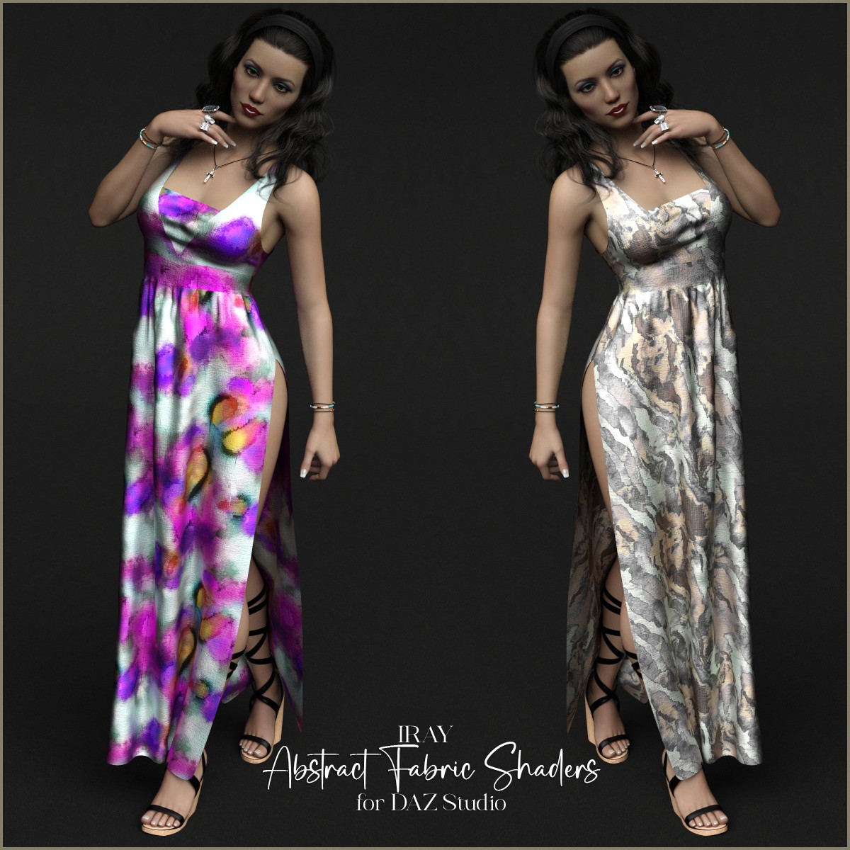 Abstract Fabric DS Iray Shaders | Daz 3D
