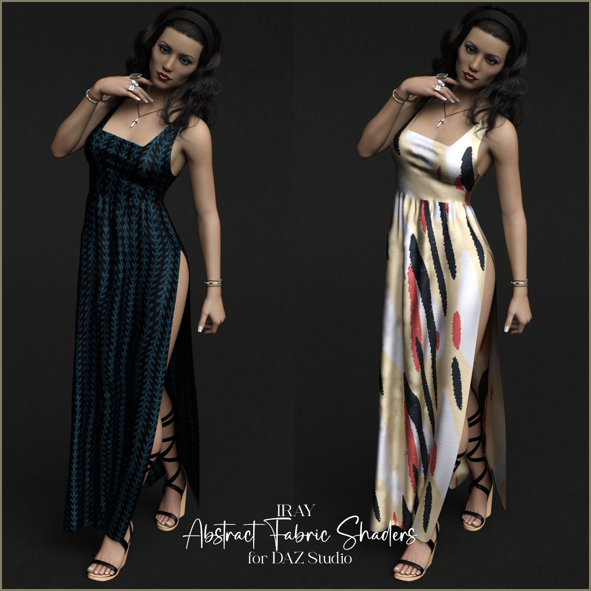 Abstract Fabric DS Iray Shaders | Daz 3D