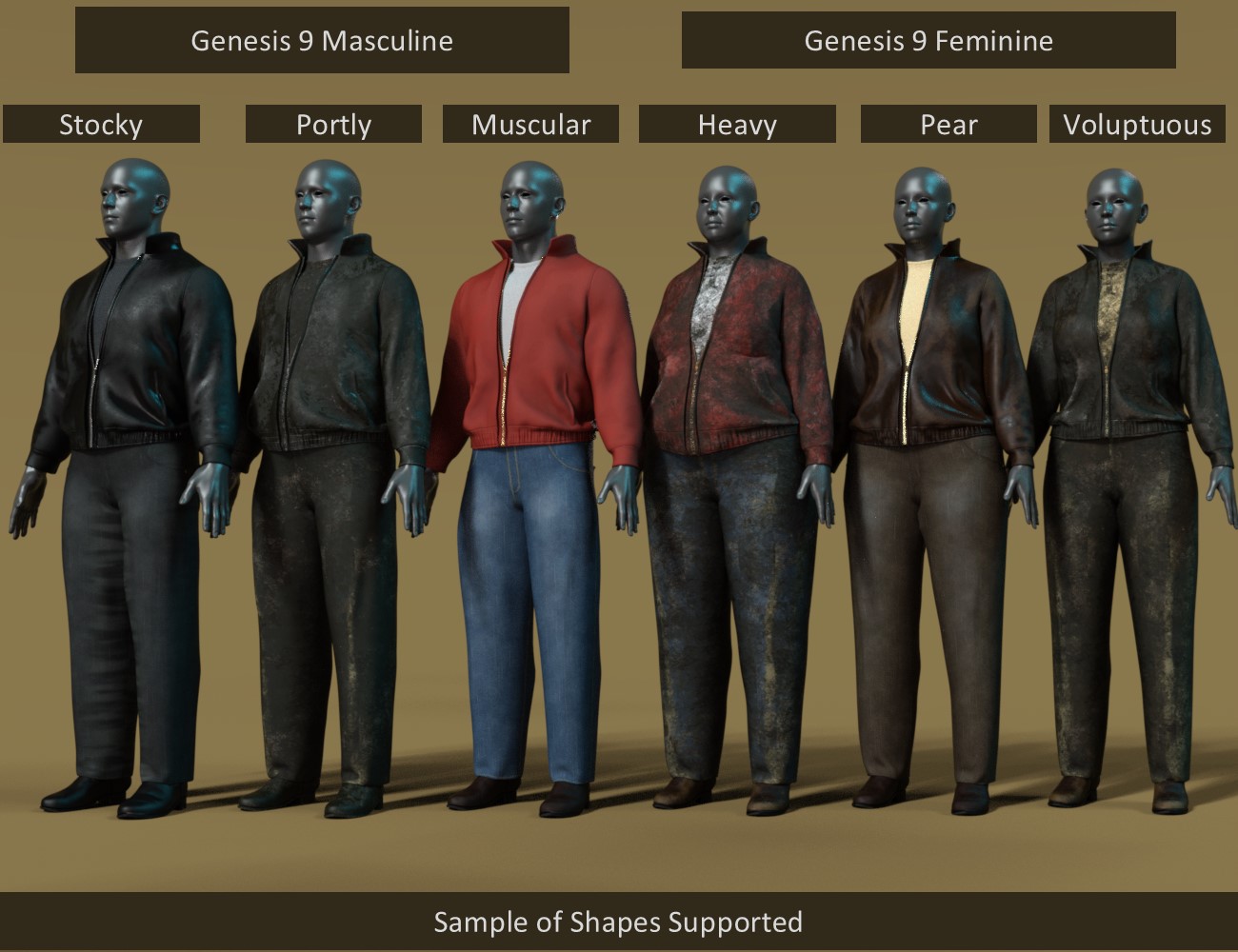 dForce 50s Rebel Outfit for Genesis 9 | Daz 3D