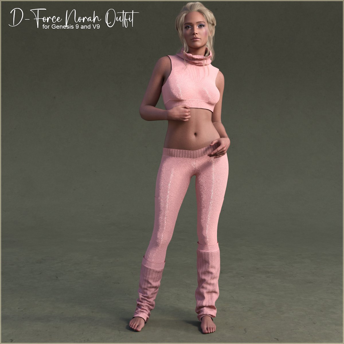 D-Force Norah Outfit for Genesis 9/V9 | Daz 3D