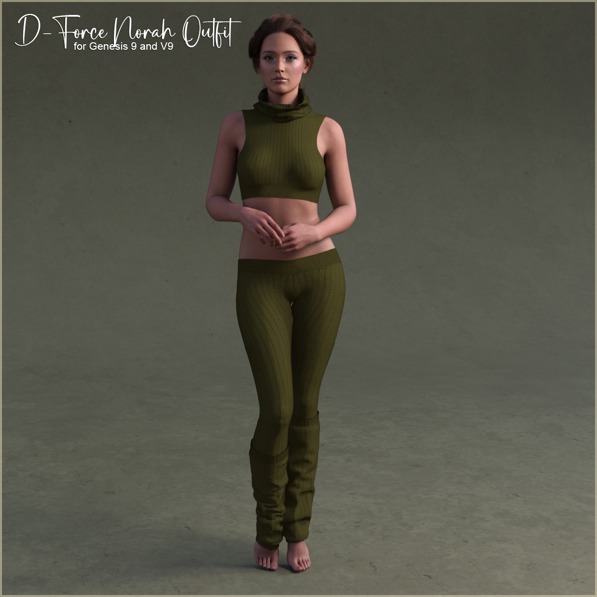 D-Force Norah Outfit for Genesis 9/V9 | Daz 3D
