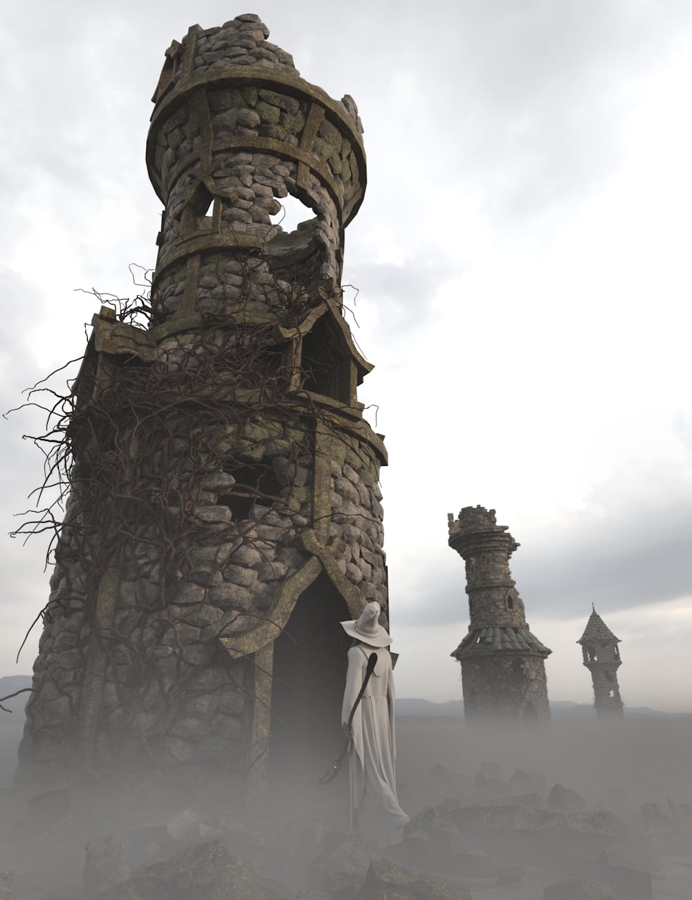 Ruined Mage Towers 1 | Daz 3D