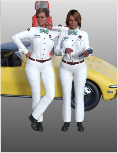 FG Road Side Poses | Daz 3D