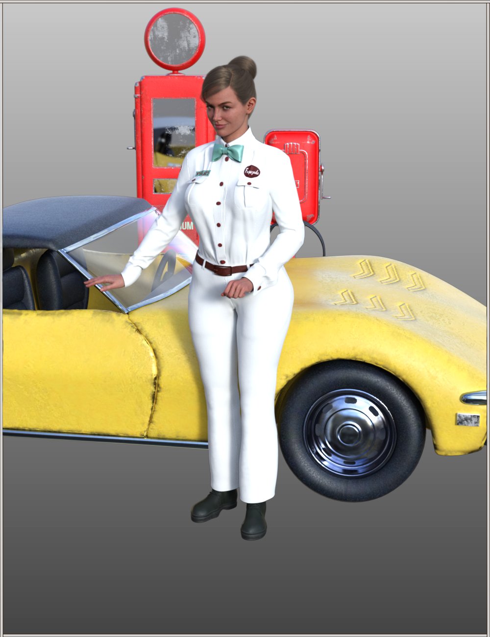 FG Road Side Poses | Daz 3D